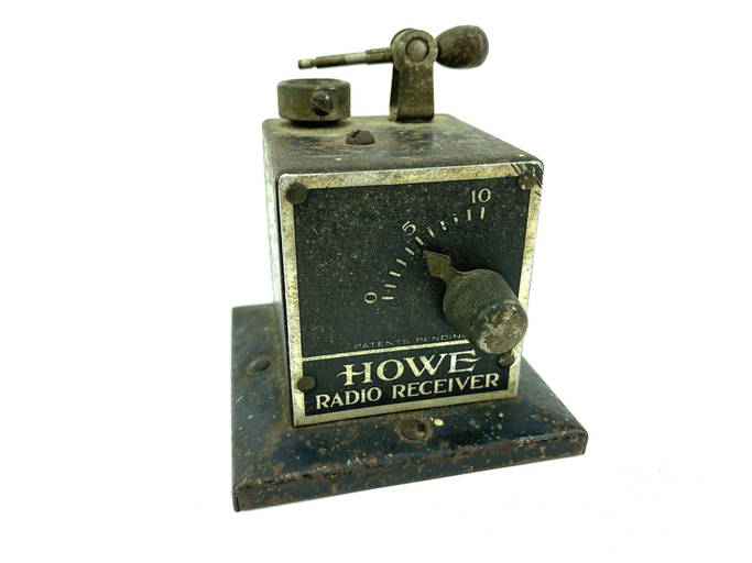 Antique Howe Radio Receiver Crystal Radio