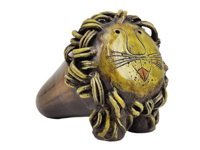 Mid Century Aldo Londi For Bitossi Ceramic Lion Sculpture