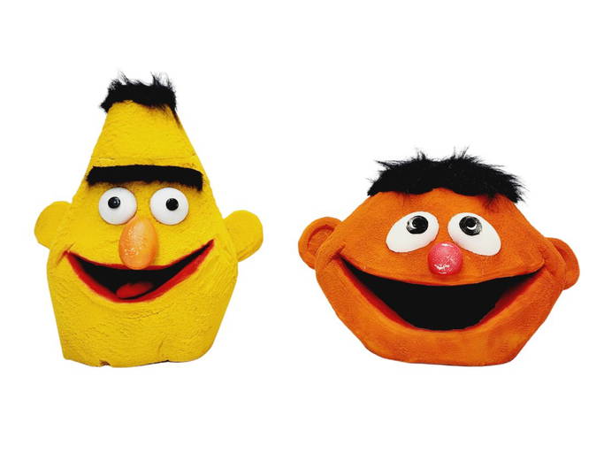 Vintage Bert & Ernie Foam Pop Art Mask Costumes (#0019) on Nov 26, 2022 ...