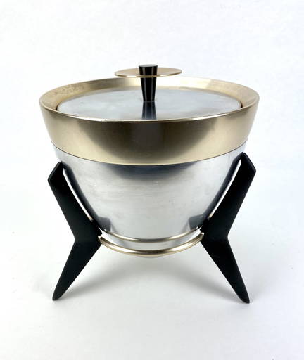 Mid Century Modern Mirro Space Age Ice Bucket