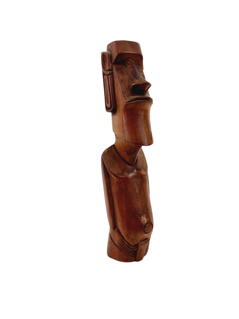 Easter Island Tiki Wood Moai Sculpture