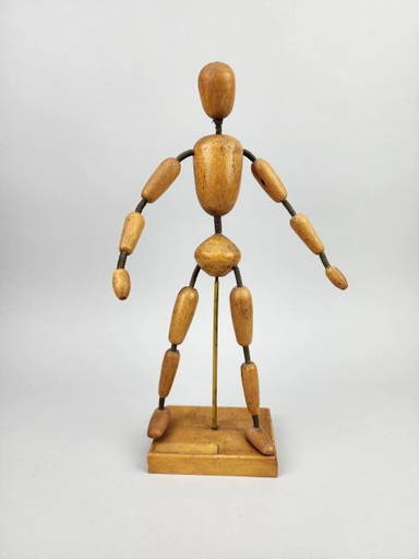 Vintage Swedish Articulated Artist Model Figure