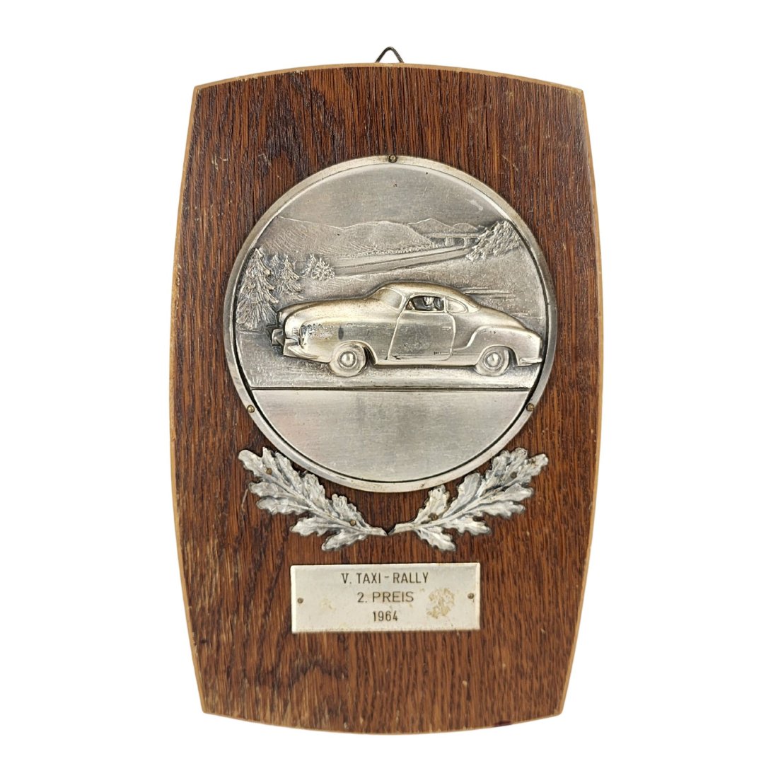 Volkswagen Karmann Ghia 1964 Rally Plaque Trophy Medallion Auction