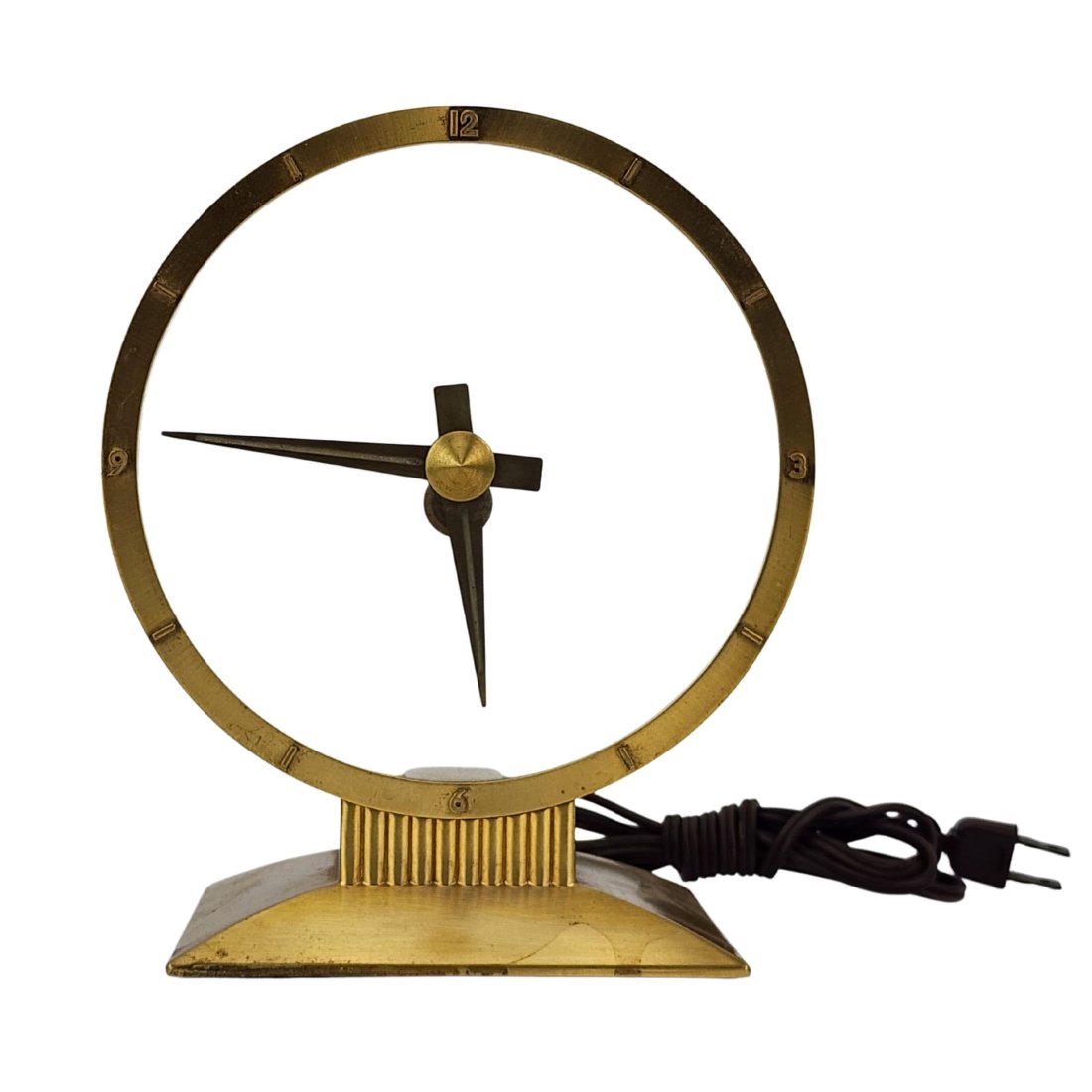 Vintage Mid Century Golden Hour Clock Auction