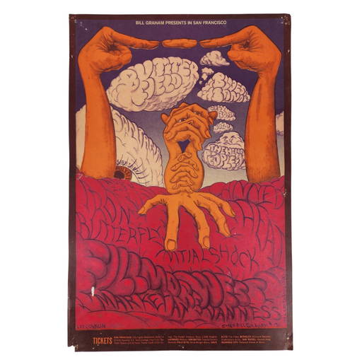 1968 Bg 131 Butterfield Blues Band, Santana, Iron Butterfly Fillmore ...