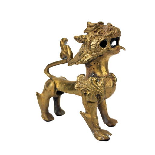 Vintage Bronze Foo Lion Figure