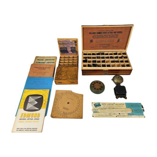 Vintage Scientific Calculating & Computing Items Lot