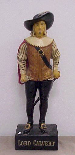 Large Lord Calvert Whiskey Advertising Statue