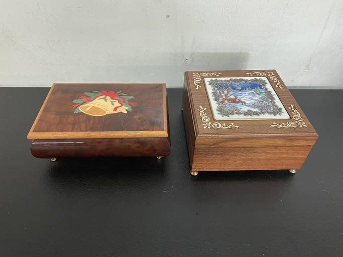 Two Reuge Swiss Music Boxes