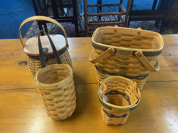 Four Longaberger Collectors Club Baskets