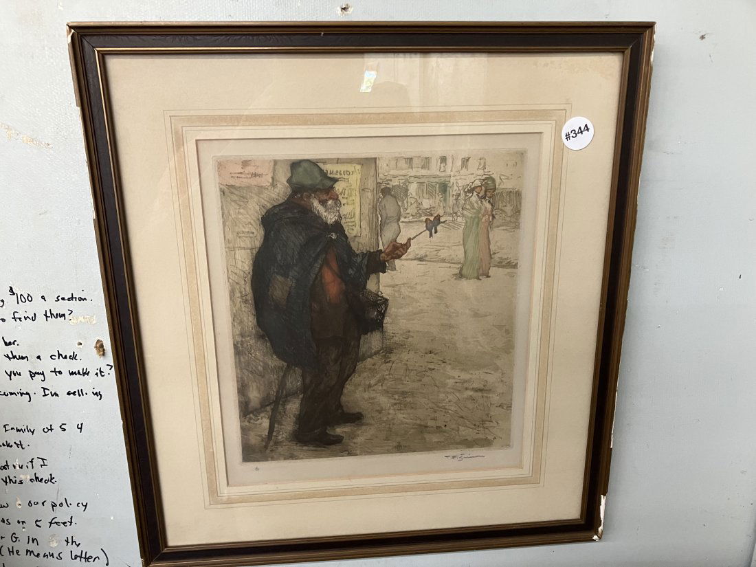 Signed Pencil Sketch