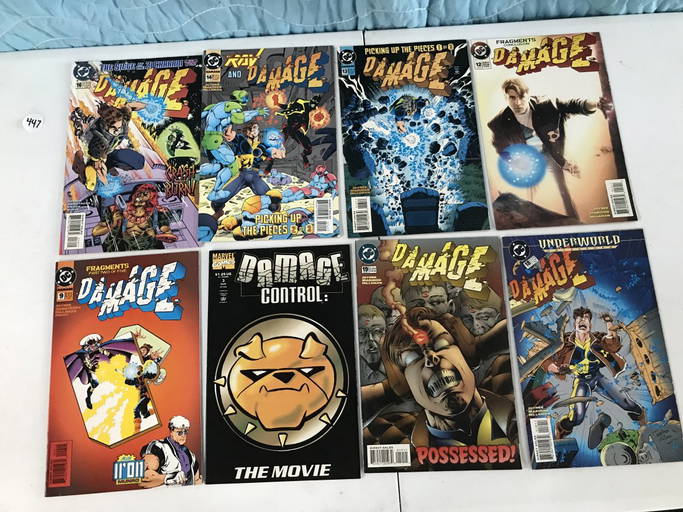 13 Dc & Marvel Damage Control Comics