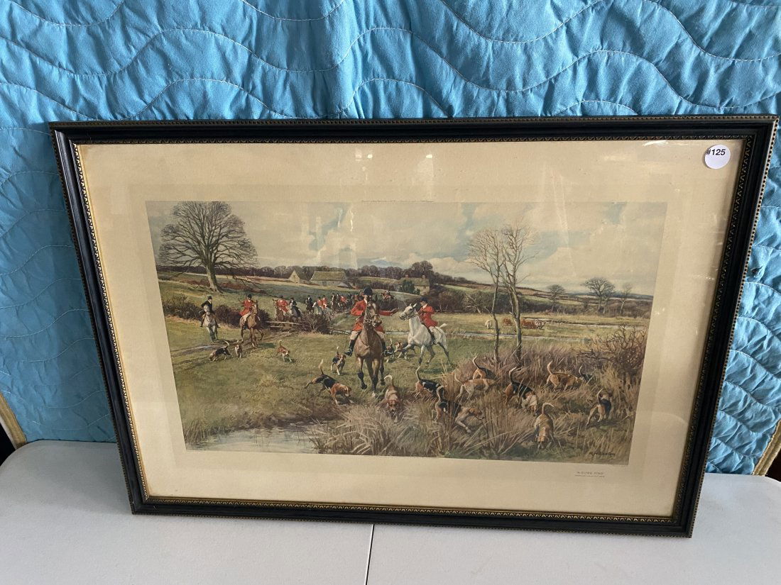 English Fox Hunt Print