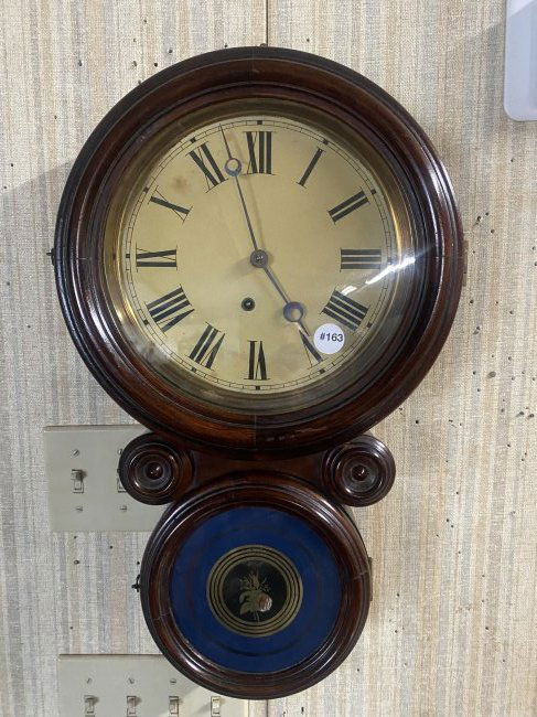 Ingraham 8 Day Figure Eight Wall Clock