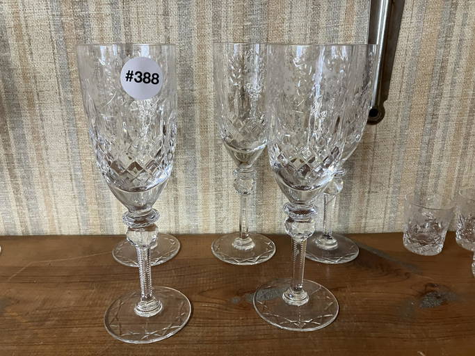 5 Pcs Rogaska Gallia Crystal