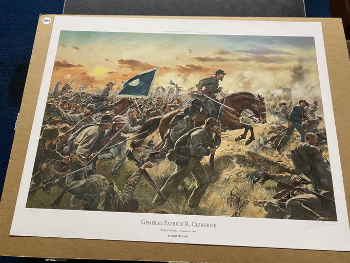 General Patrick R. Cleburne" Civil War Print By Don Troiani