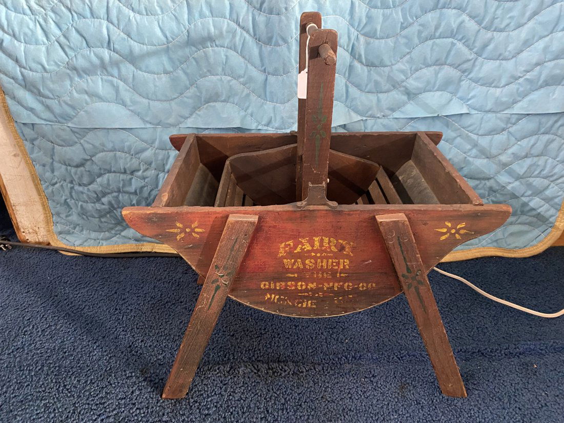 Antique Salesman Sample Fairy Washer Tub
