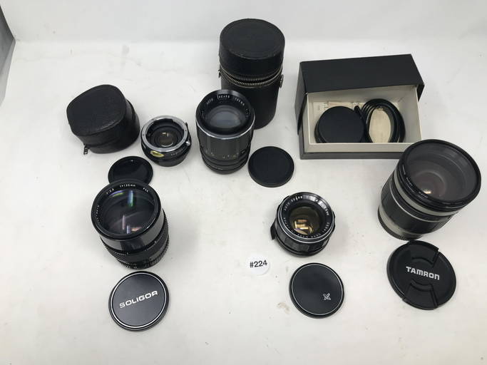 Six Camera Lenses