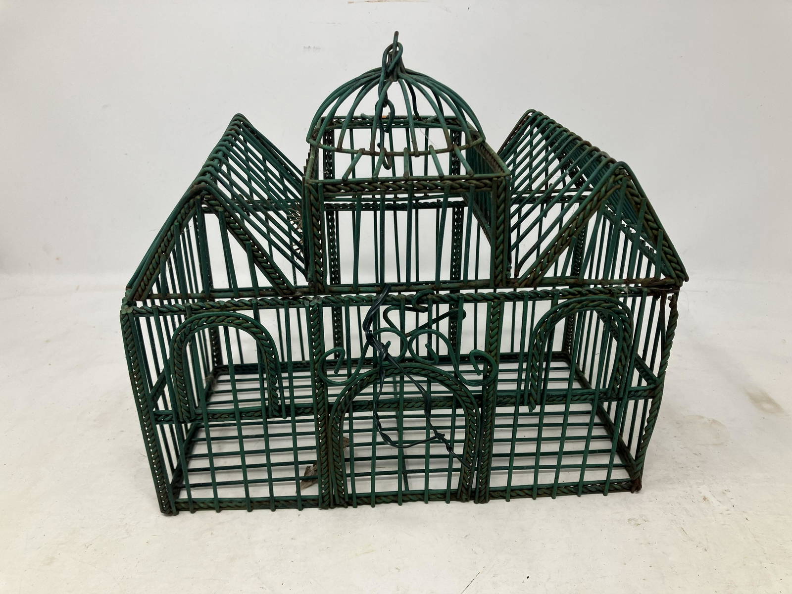 Mid Century Wire Bird Cage Auction