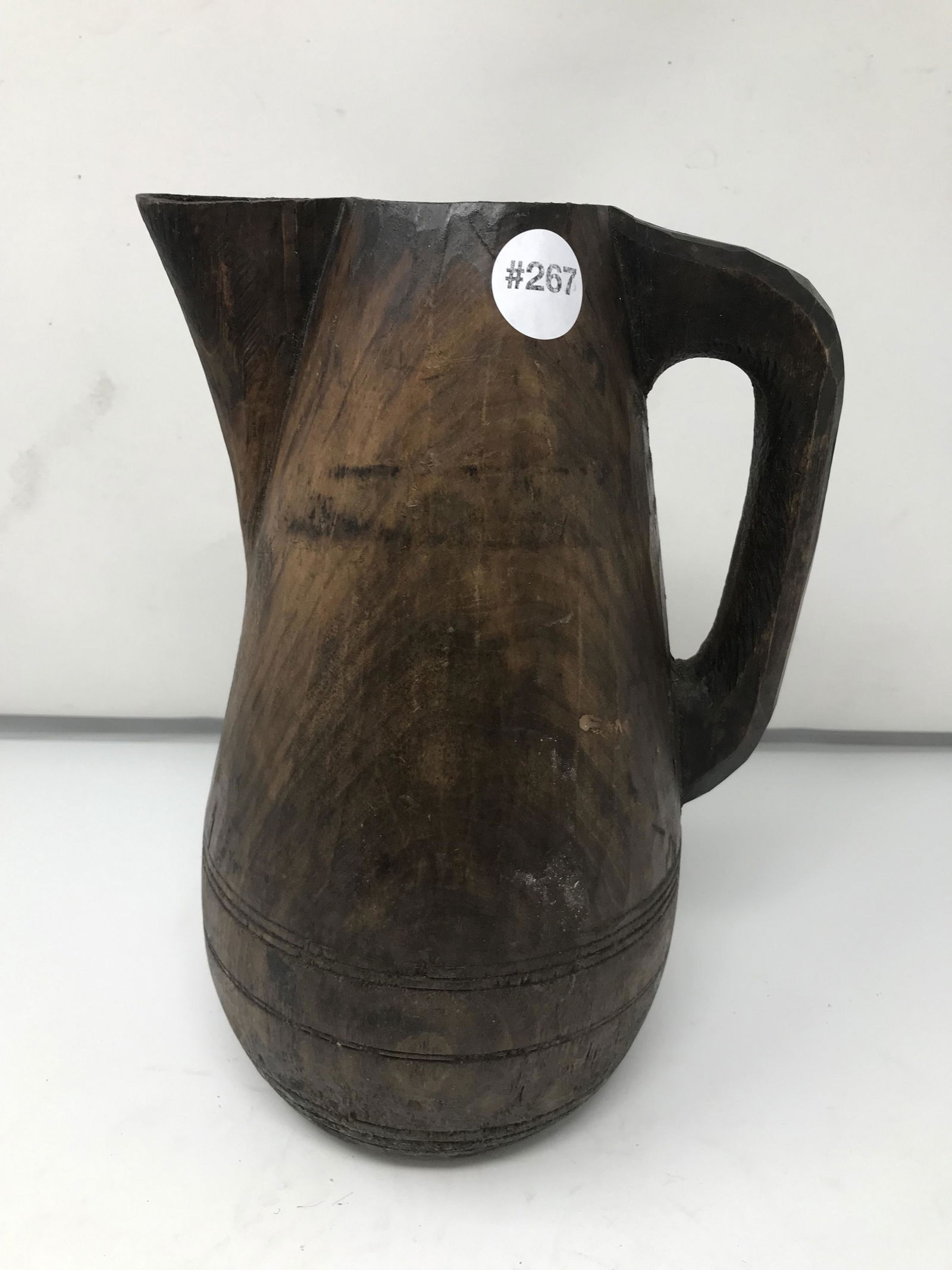 Wooden Pitcher Auction