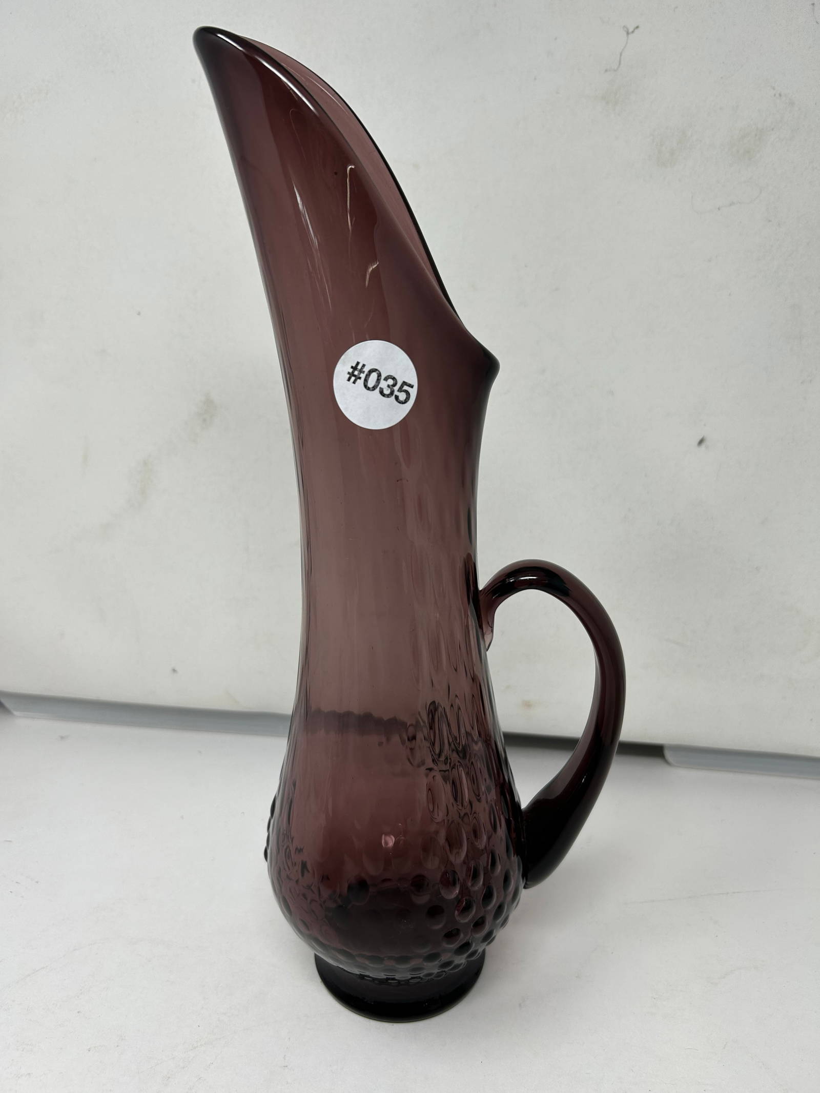 Mcm Empoli Glass Pitcher Auction