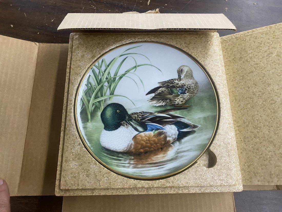 Franklin Mint Bird Plates Auction