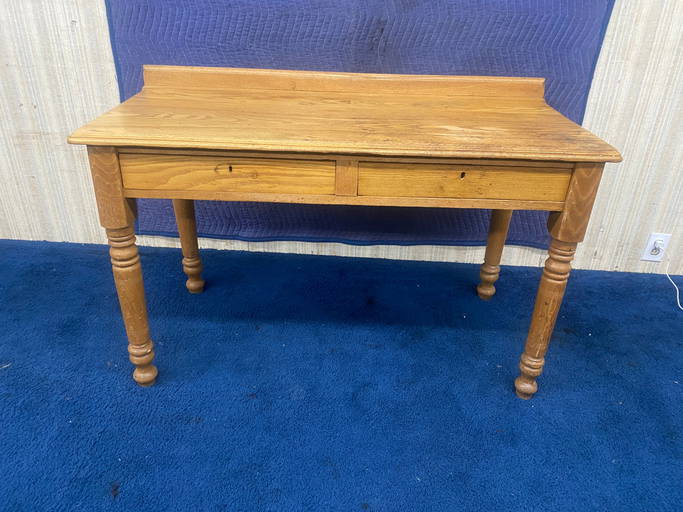 Antique Oak Mill Desk