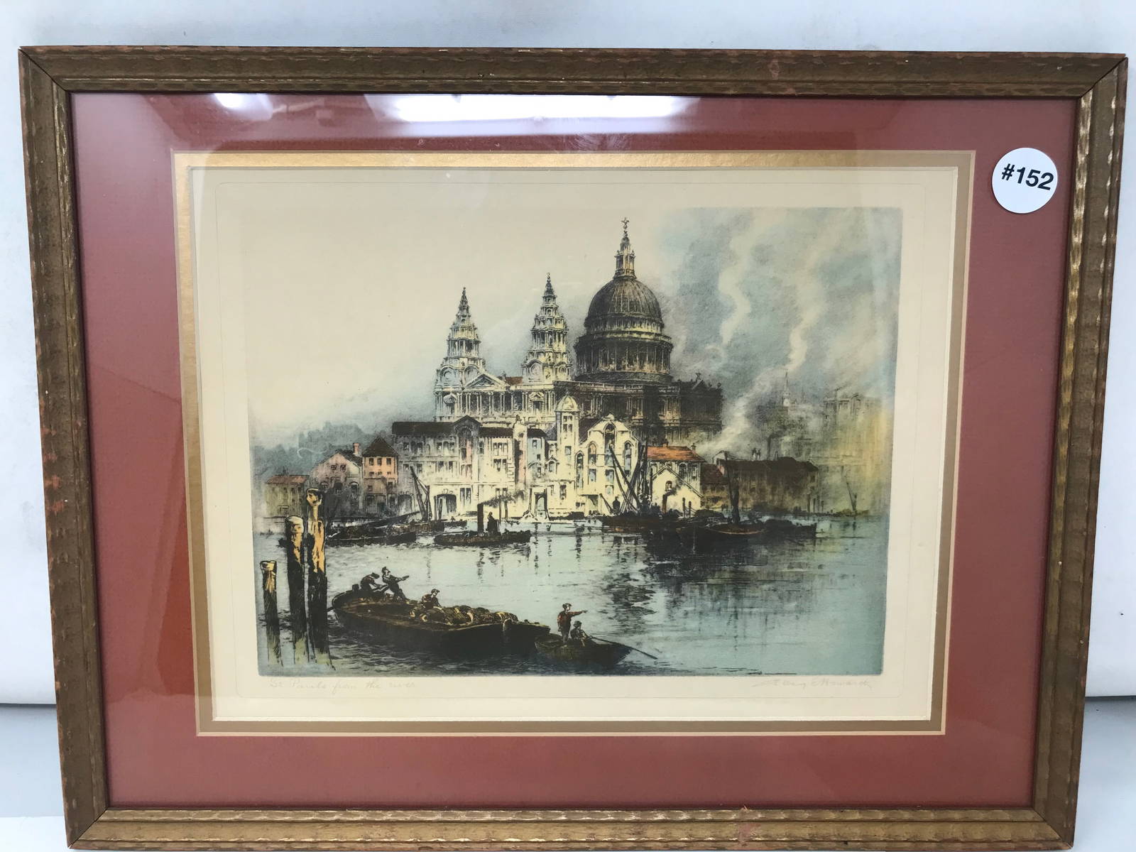 Frank Harding Etching Auction