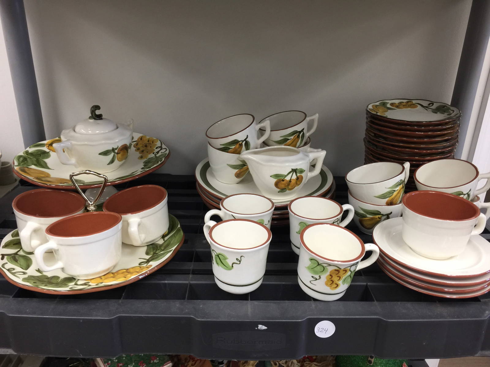 Partial Set Of Stangl Dinnerware Auction
