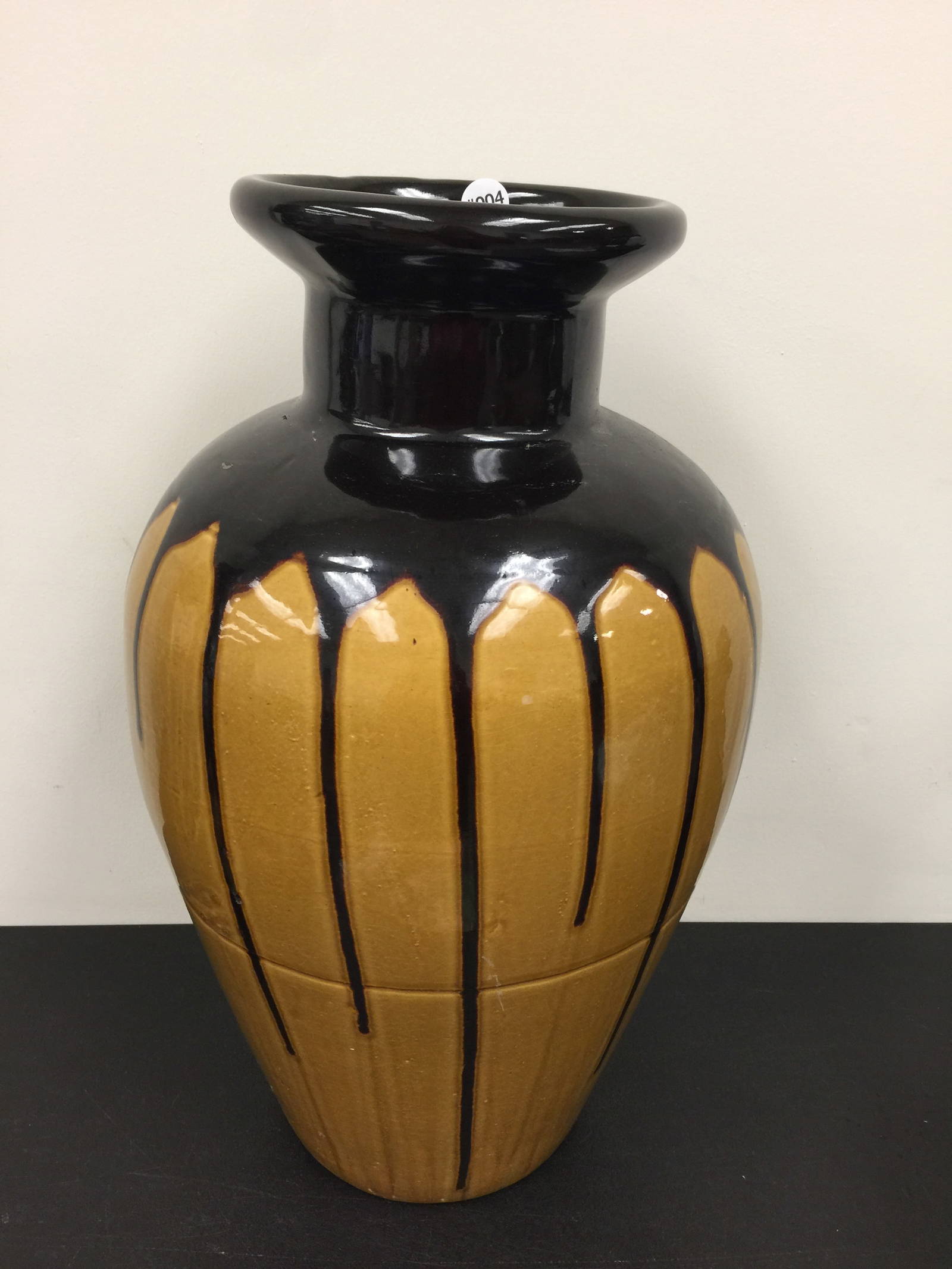 Pottery Drip Glaze Vase Auction