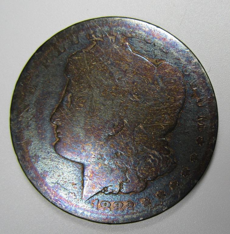 1882 "toned" Morgan Dollar