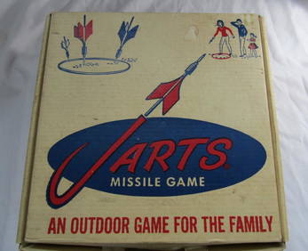 Vintage Jarts Lawn Darts Game