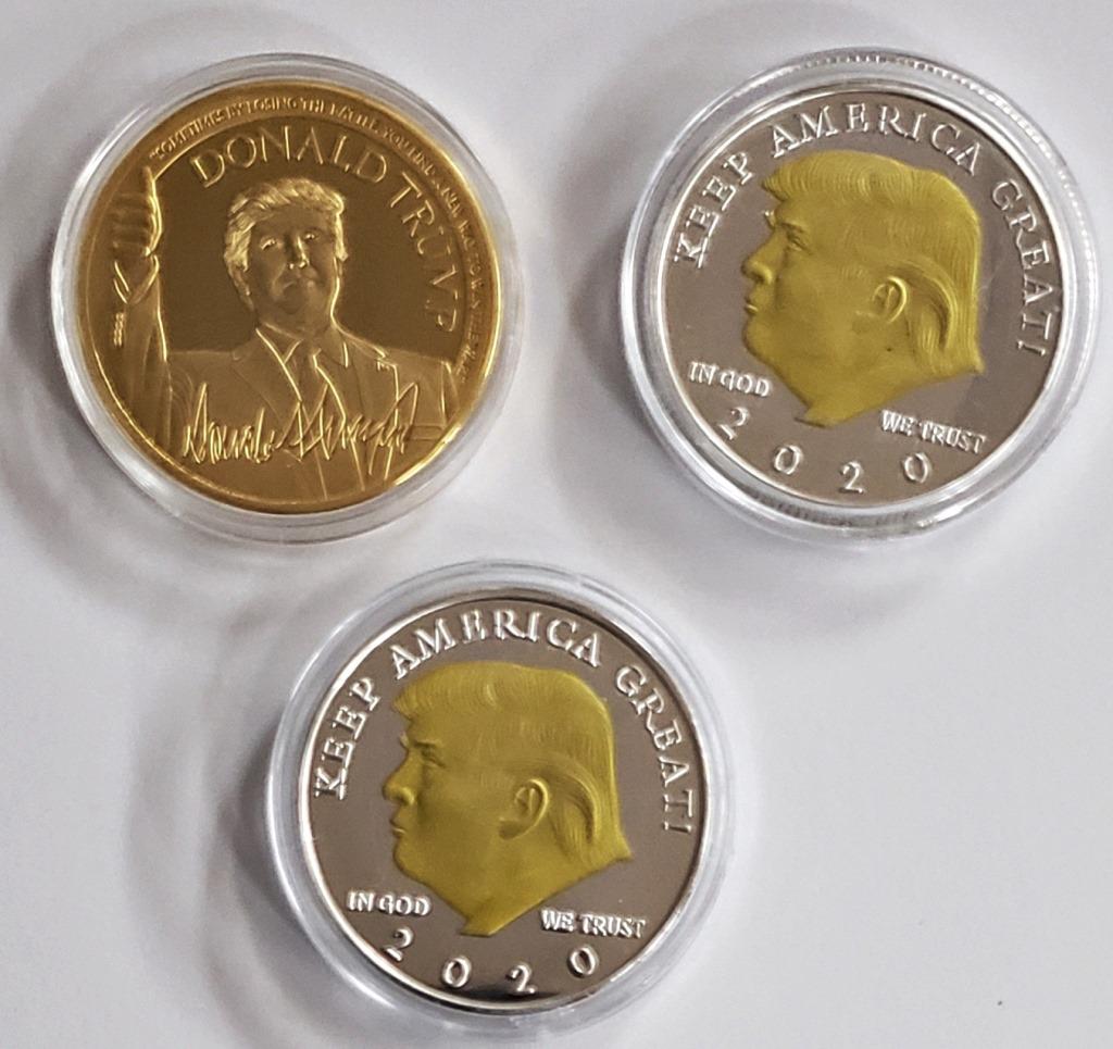 3 President Donald Trump Coin/medals