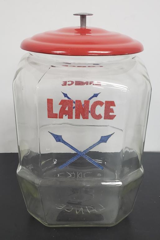 Vintage Lance Cracker Glass General Store Display