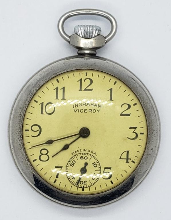 Vintage Ingraham Viceroy Pocket Watch