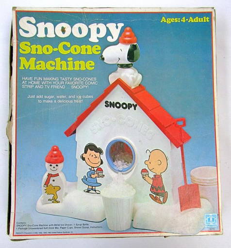 Vintage 1979 Snoopy Sno Cone Machine!