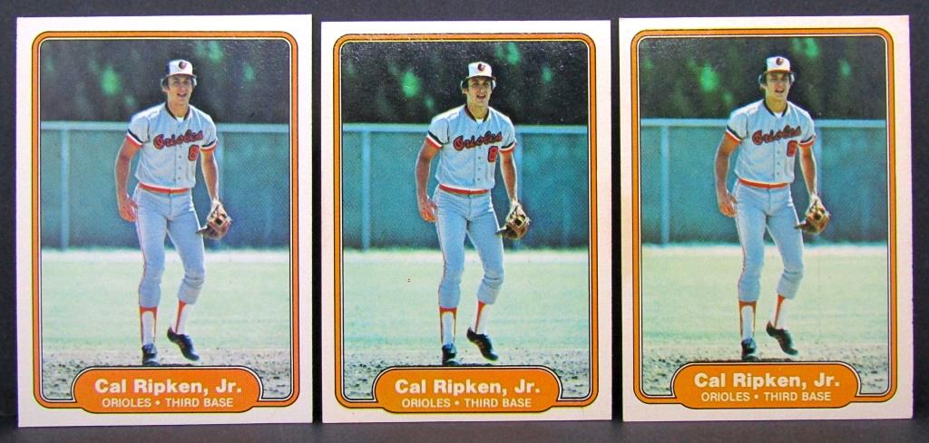 (3) 1982 FLEER #176 CAL RIPKEN ROOKIE CARDS - Jan 27, 2022 | Vintage ...