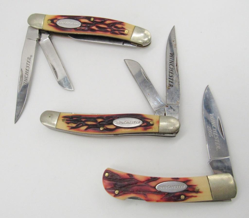 (3) WINCHESTER POCKET KNIVES (#0223) on Feb 24, 2022 | Premier Auctions ...