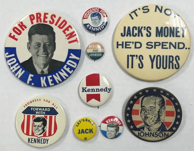 Vintage Jfk Pins