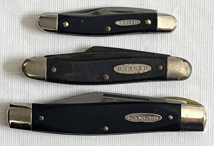 (3) Ranger Pocket Knives