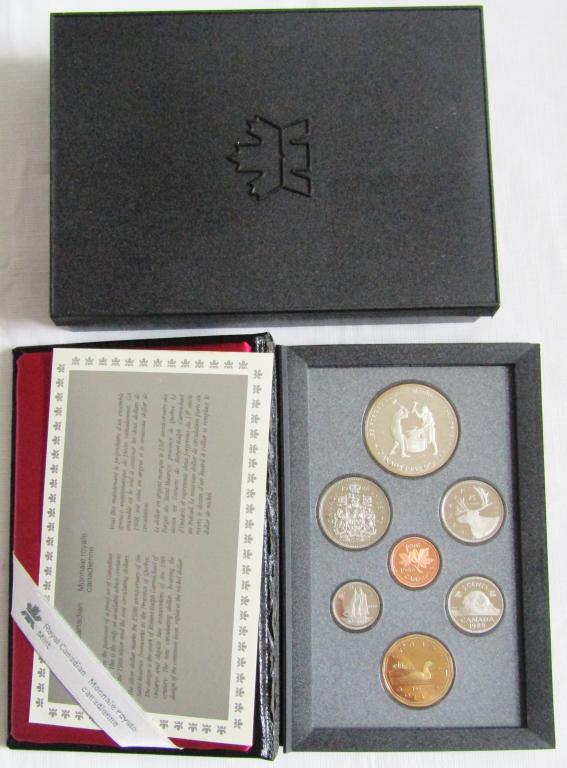 1988 Canada Proof Set With Silver Dollar