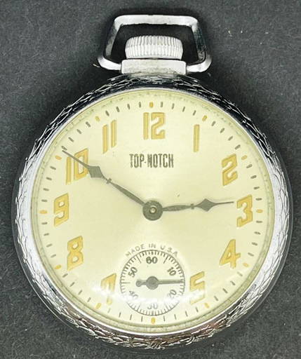 INGRAHAM TOP NOTCH POCKET WATCH - Jul 21, 2022 | Premier Auctions Live ...
