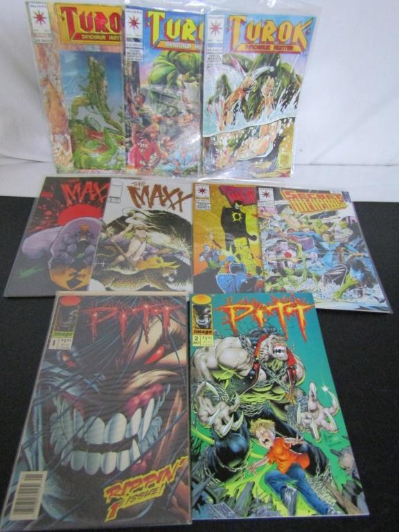 (9) Valiant & Image Comics The Pitt, The Maxx,