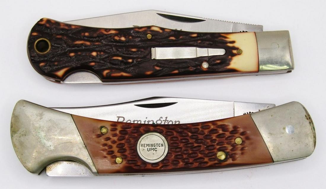 (2) Vintage Remington Pocket Knives! 1 Nib!