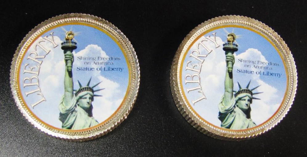 Shining Beacon Statue Of Liberty Commem Coins
