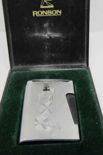 RONSON VARAFLAME ART DECO CHROME LIGHTER (#0293) on Dec 08, 2022 ...
