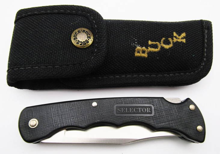 Vintage Buck Selector Usa Pocket Knife 42801