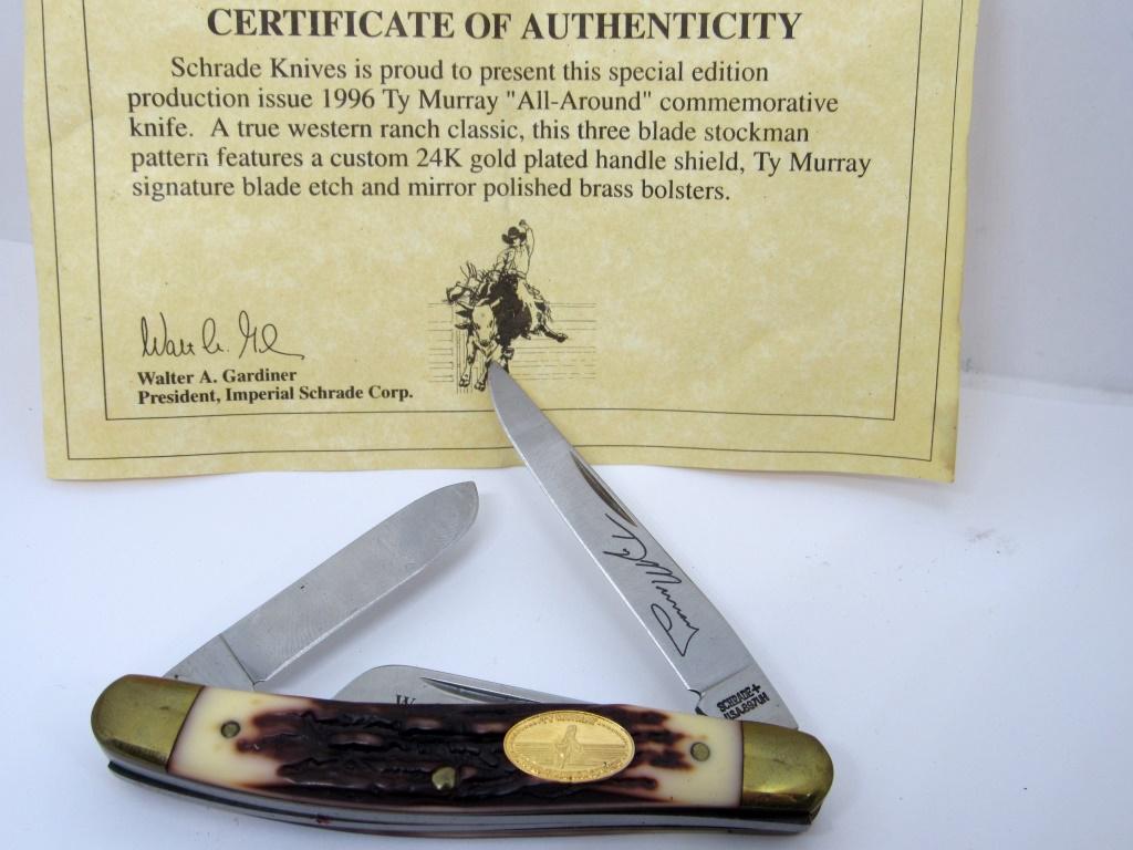 Ty Murray World Champion Cowboy Knife