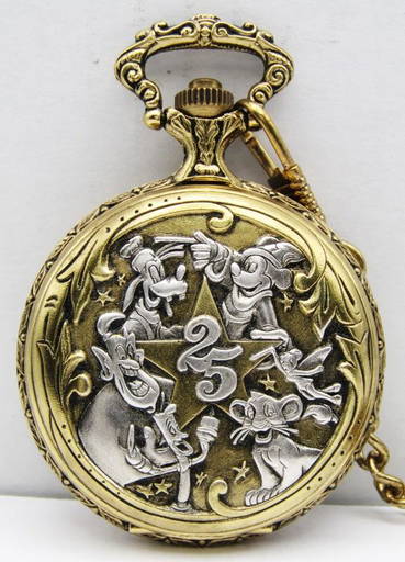 Walt Disney World 25th Pocket Watch