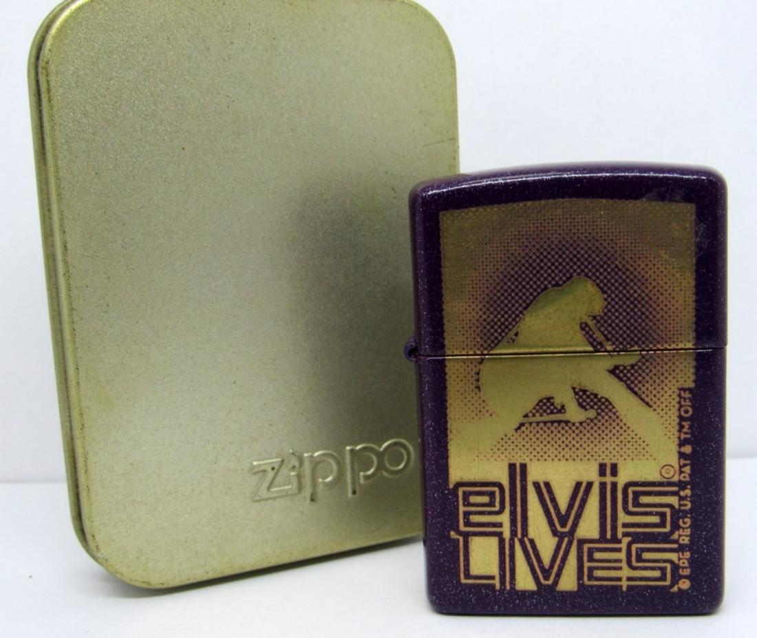 ELVIS LIVES ZIPPO LIGHTER WITH BOX - Apr 04, 2023 | Vintage Auctions ...